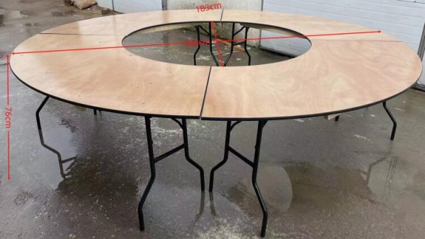 Wedding Serpentine Table Manufacturer | Folding Banquet Table