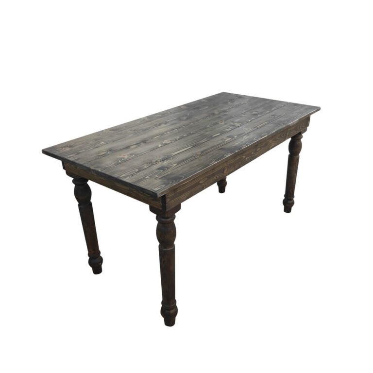Black Farmhouse Table Manufacturer|Wooden Rustic Dining Table Factory