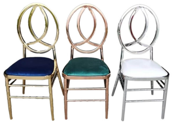 Gold Phoenix Chair Price | Metal Banquet Chairs Manfuacturer